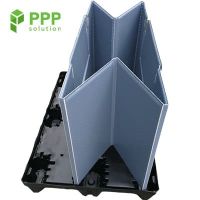 Quality 1200x1000x1000 Foldable Plastic Gaylord Boxes For Automotive Sleeve Container for sale