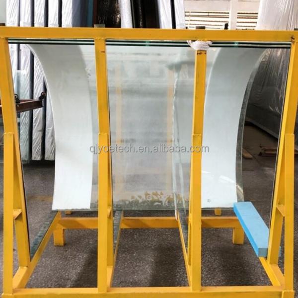 Quality Flat Tempered Glass Panel for Curtain Wall Construction Projects Cutting and for sale