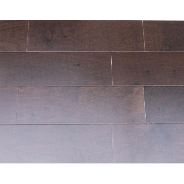 Quality Chinese Maple Engineered Hardwood Flooring, color cappuccino with semi-gloss for sale