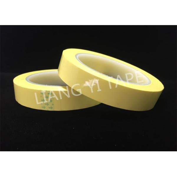 Quality Polyester film acrylic adhesive insulation light yellow tape for sale