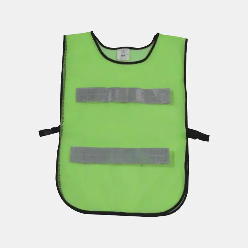 Quality Reflective Neon Yellow Emergency Vest with Pockets and Whistle for sale