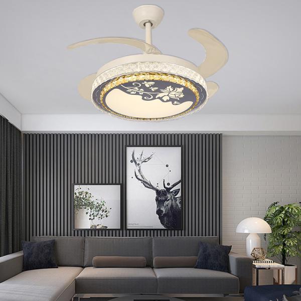 Quality Smart 42 Folding Ceiling Fan With Light ABS Blades Folding Blade Fan for sale