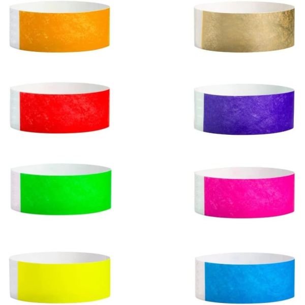 Quality One-Time DuPont Paper Annual Meeting Music Festival Entrance Wrist Recognition for sale