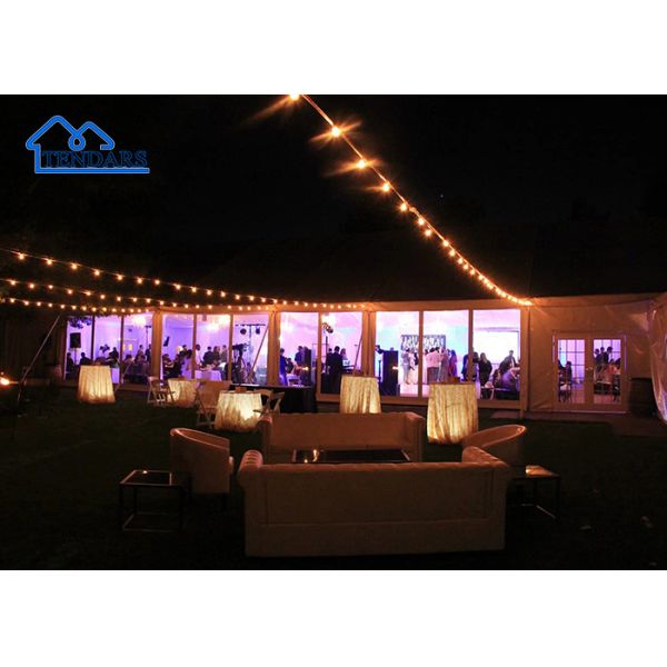 Quality Double Layer Modern Large Wedding Marquee Tent Event Water Resistant Heavy Duty Canopy Structure for sale