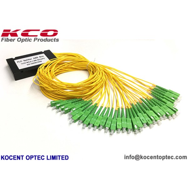 Quality ABS Box Modular PLC Optical Splitter with 2.0mm Cable and High Stability for Low for sale