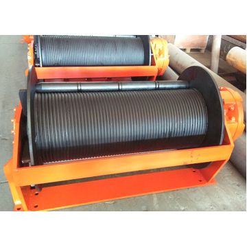 Quality Black Hydraulic Crane Winch For Hoisting 5-20 Ton Objects ISO9000 BV Certificate for sale