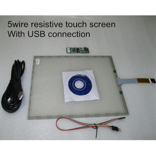 Quality 15" 15.4" 15.6" 5 Wire Industrial Touch Screen Panel / Lcd Touch Screen Panel for sale