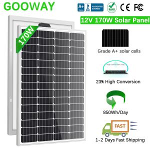 Quality 170w 200w Solar Panel 12v Mono Off Grid Battery Charger For Rv Boat Caravan Camp for sale
