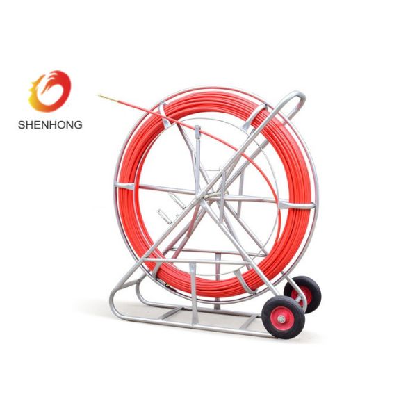 Quality Galvanized Steel Frame Cable Duct Rod Fiberglass Push Pull FRP Fiberglass Duct Rod for sale