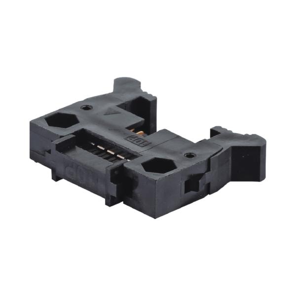 Quality 2.54mm Pitch IDC Ejector Header Connector For 1.27mm 2651 28awg Flat Cable for sale