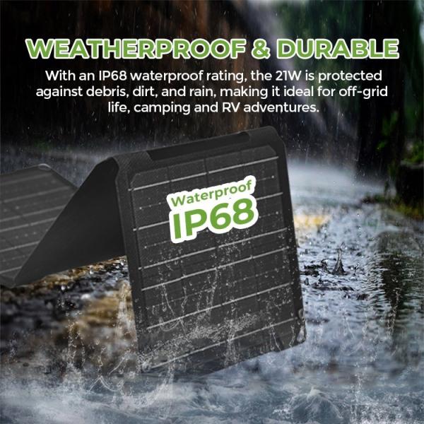 Quality 30W 12V Foldable Solar Panel Your Essential Tool For Portable Cell Phone for sale