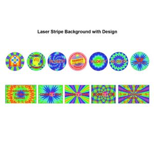 Quality Hologram 3D Printing Tamper Evident Security Labels 2 Dimension Code Surface for sale