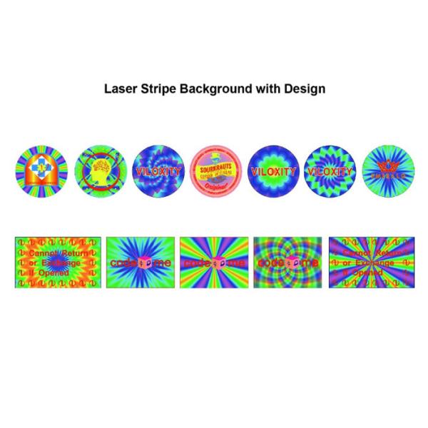 Quality Hologram 3D Printing Tamper Evident Security Labels 2 Dimension Code Surface Handle for sale