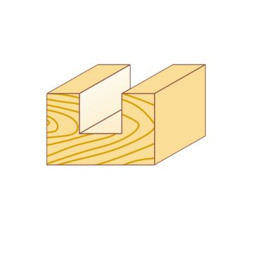 Quality Double Flute Straight Router Bit Tungsten Carbide Tipped TCT Straight Bit for sale