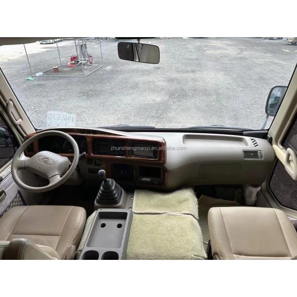 Quality Used Toyota Coaster Bus 2axel Diesel Engine A/C Roller Coaster Passenger LHD/Rhd for sale