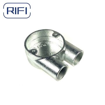 Quality BS EN 61386 Circular Electrical Junction Box U way cable conduit box for sale