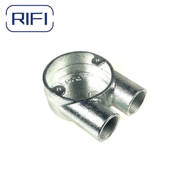 Quality Malleable BS31/4568 Three Way Circular Junction Box 25mm Electrical Round Box for sale