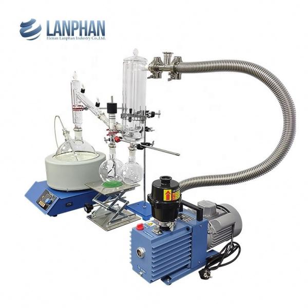 Quality L480mm Glass Vacuum 5l Short Path Distillation Kit for sale