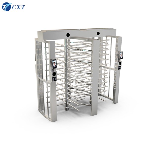 Quality Full Height Turnstile With 1.2 Or 1.5mm Thickness Housing 90 Degree Rotors And 4 Arm Sections 650mm Pass Width For Secure Entry Points for sale
