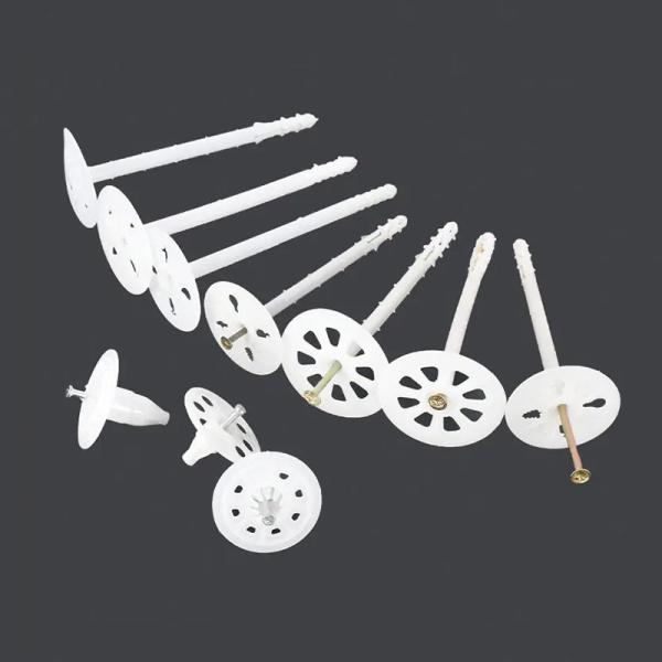 Quality White PE / PP Plastic Anchor Insulation Fixings For Weather And Corrosion for sale