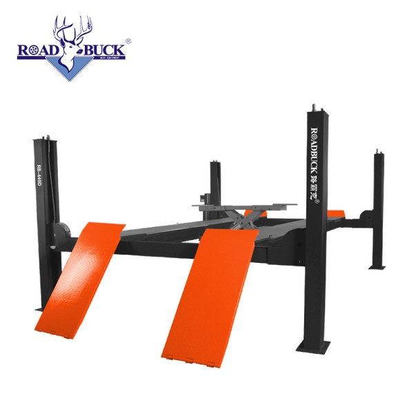 Quality 4 Post Car Lift Equipment Powerful Hydraulic Car Lift With Aluminium Alloy Shell for sale