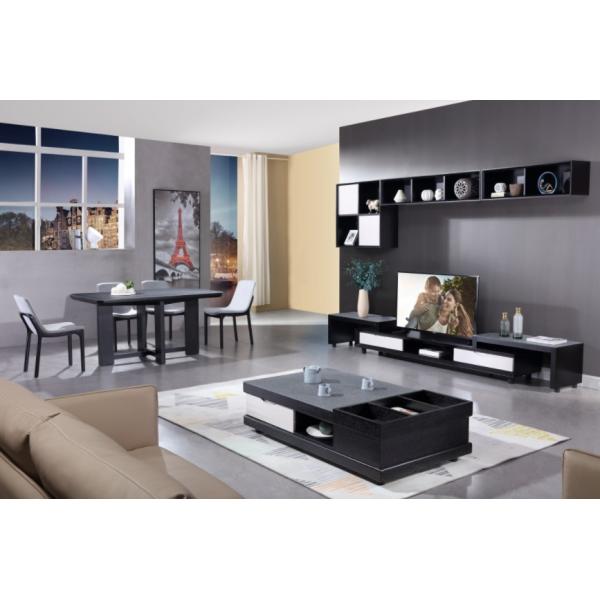 Quality Modern Metal Wooden Base Style Dining Room Table Set And Living Room Set for sale
