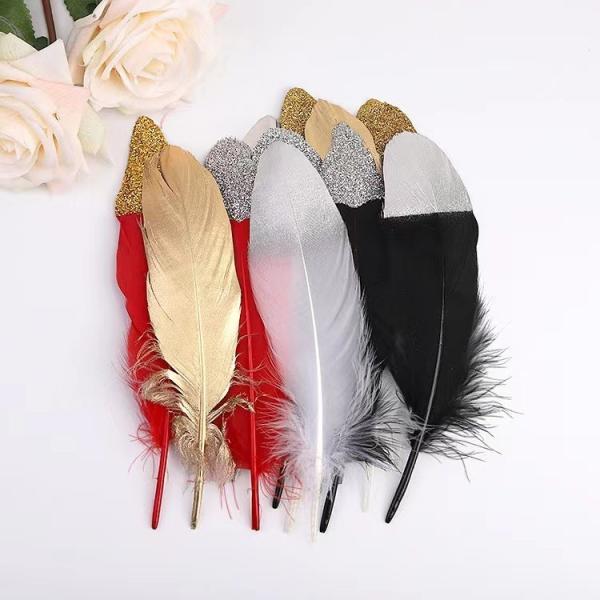 Quality Printed Goose Nagoire Carnival Feathers Event Party Decorations Handmade for sale