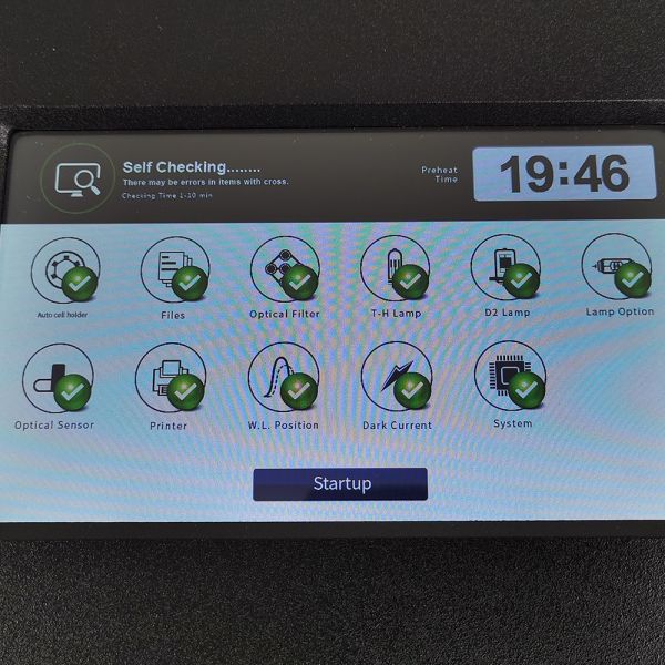 Quality LCD Touch Screen Xenon Lamp 2nm Double Beam UV Visible Spectrophotometer with for sale