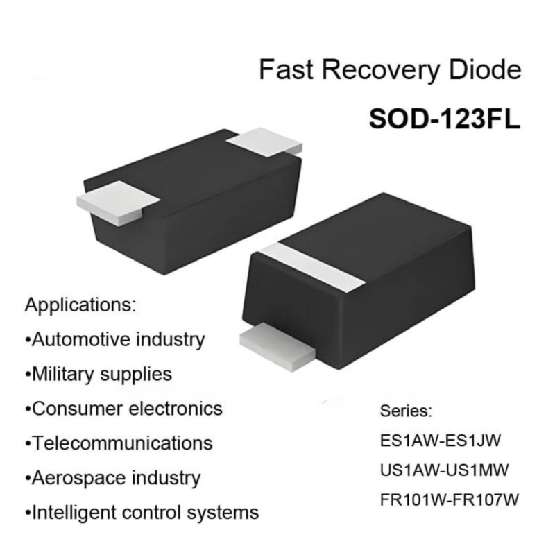 Quality SOD-123FL Fast Recovery Diodes – ES, US & FR Series for Compact Rectification for sale