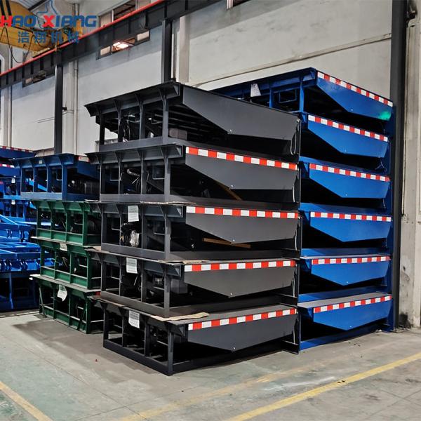 Quality 220V Dock Leveler Hydraulic Unloading Platform: Blue and Adjustable for sale