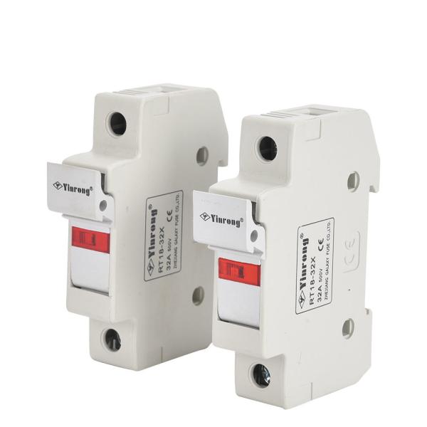 Quality 32a Fuse Body Cylindrical Fuse Holder AC 500V Match 10*38 RT18-32 (X) Fuse Series LOW Voltage Direct Deal for sale