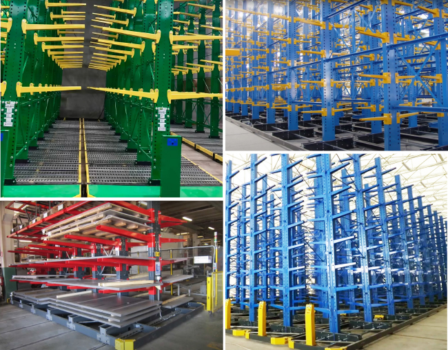 Electric Mobile Cantilever Racking System