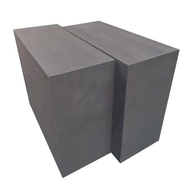 Quality Dark Grey Semiconductor Graphite 5µm Grain Size Ultra Fine Isostatic Graphite Block for sale