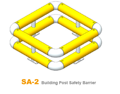 SA Building Post Safety Barrier Warehouse flexible anti-collision system   FS-2023A
