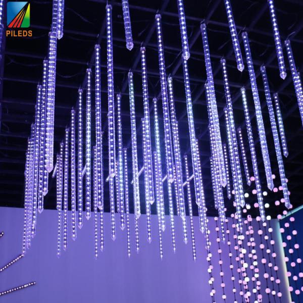Quality 20mm Digital Meteor Shower Rain LED String Lights Illuminated Addressable for sale