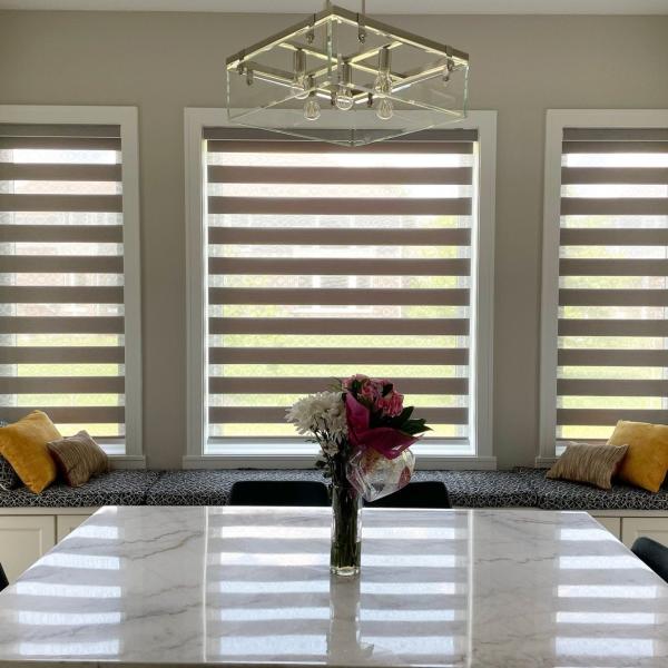 Quality Double Layer Blinds Full Blackout Window Curtain Zebra Blind for Contemporary for sale