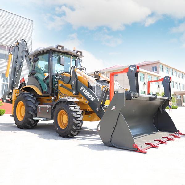 Quality Multifunctional Backhoe Digger Loader For Tough Industrial Job for sale