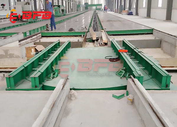 Quality Railroad Workshop 40t Busbar Powered Transfer Cart for sale