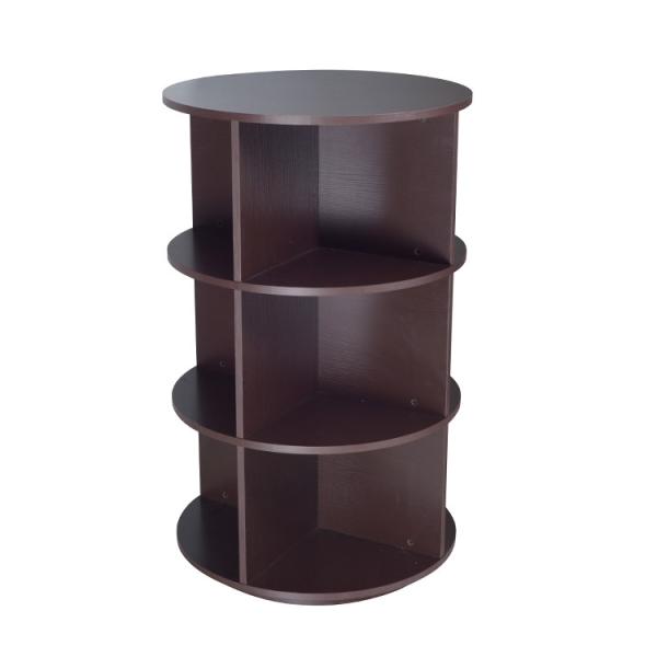 Quality Brown Wooden NC Painting 96.5cm Revolving Closet System for sale