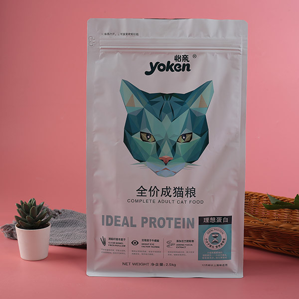 Quality 12oz 16oz Pet Food Packaging Bag Dog Cat Treats Stand Up Plastic Zip Lock Pouch for sale