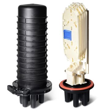 Quality FTTH Fiber Optic Splice Closure 12c 24c 48c With ISO9001 Certification for sale