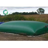 Quality 50m Length Flexible Drinking Water Tanks , 9000 Liter Woven Technics Pvc Storage for sale