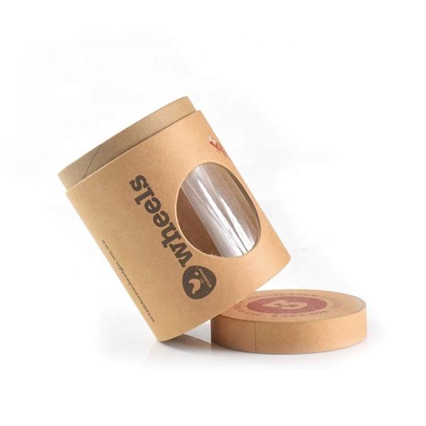 Quality Biodegradable Cardboard Box With Plastic Window Glossy Laminated Multifunction for sale