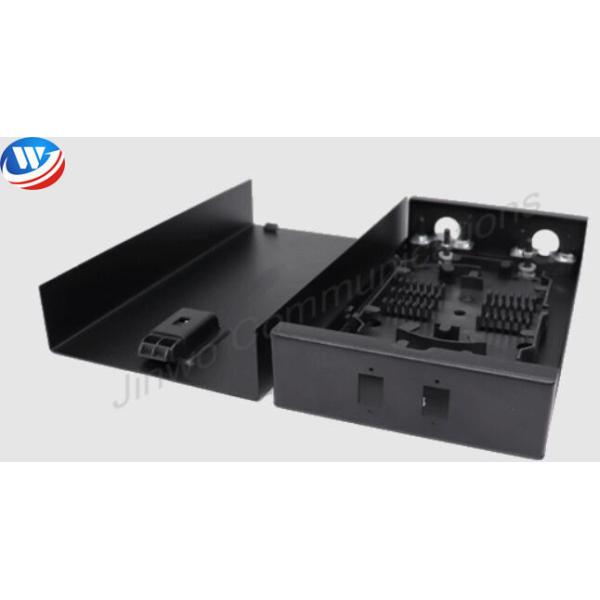 Quality Black CATV Wall Mount Fiber Distribution Box 2pcs SC Adaptor for sale