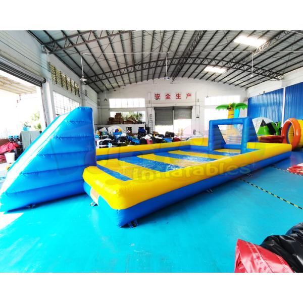 Quality Blow Up Soccer Field Inflatable Football Pitch 12x6x2 meter for sale