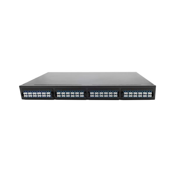 1U Rack Mount MTP MPO Patch Panel 19 inch ODF 96 Fiber Optic MPO LC ...
