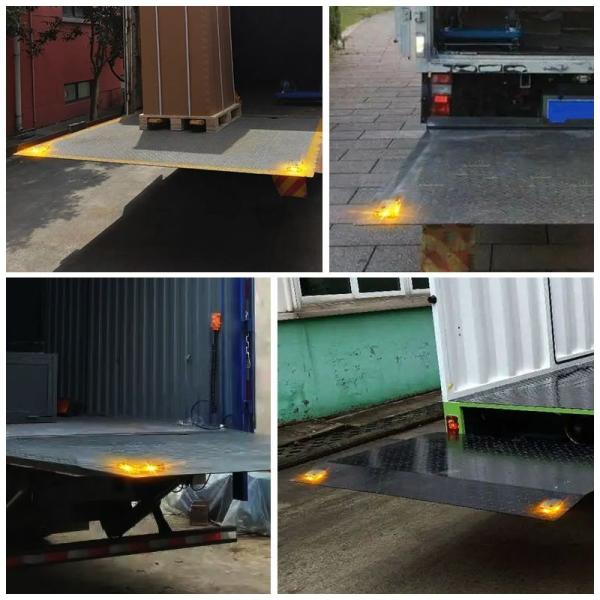 Quality 10V - 36V Tail Lift Lights IP65 Flashing Warning Lights Screw Mounted Type for sale