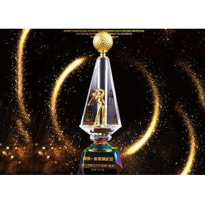 Quality Hole In One Golf Trophy Cup , Custom Logo Golf Tournament Trophies for sale