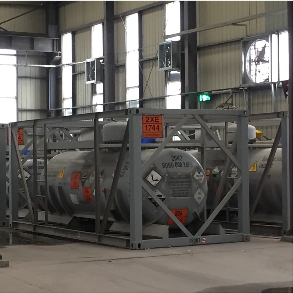 Large Automatic Turning Rolls ISO Tank Rotator 20ft 40ft Swap ISO Tank ...