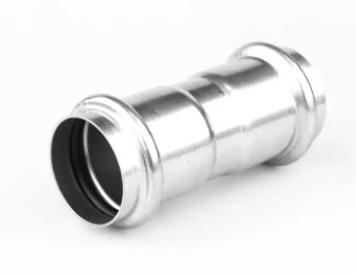 Quality OEM Press Fit Fittings Stainless Steel Equal Coupling Free Samples for sale